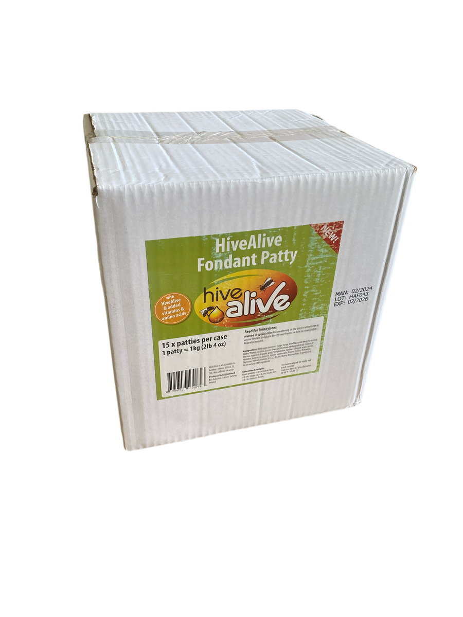 Feed - Hive Alive Sugar Fondant 1.0kg patty – BC Bee Supply