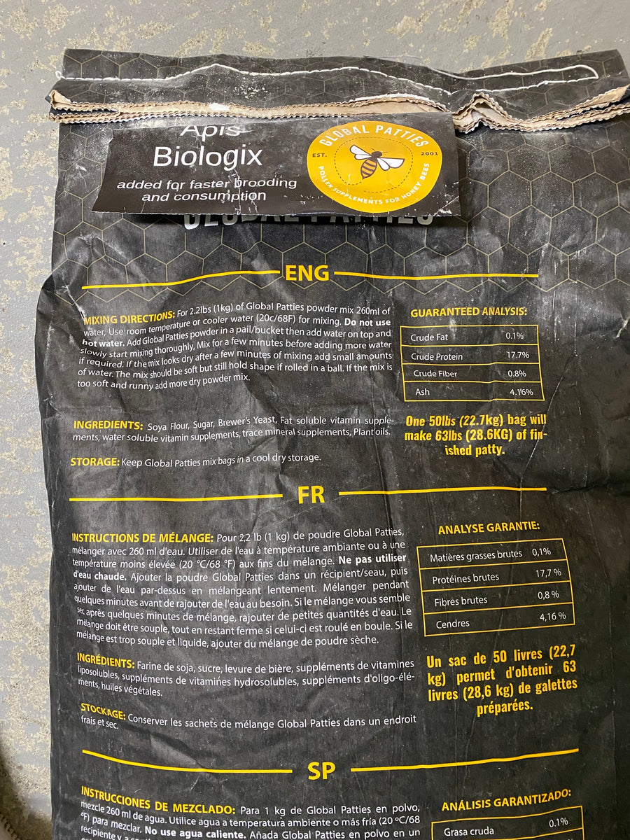 Feed - Pollen Substitute - 20kg bag – BC Bee Supply