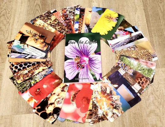 Oracle Deck and Handbook - "Bee the Light" - 60-Card Honeybee-Inspired ...