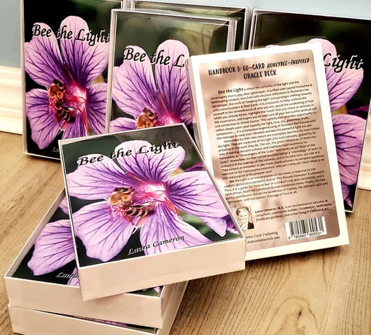Oracle Deck and Handbook - "Bee the Light" - 60-Card Honeybee-Inspired ...