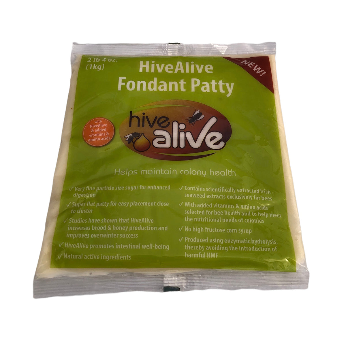 Bee Fondant Hive Alive U2013 Nuplas Apiarist Supplies | Australia Pet Alive